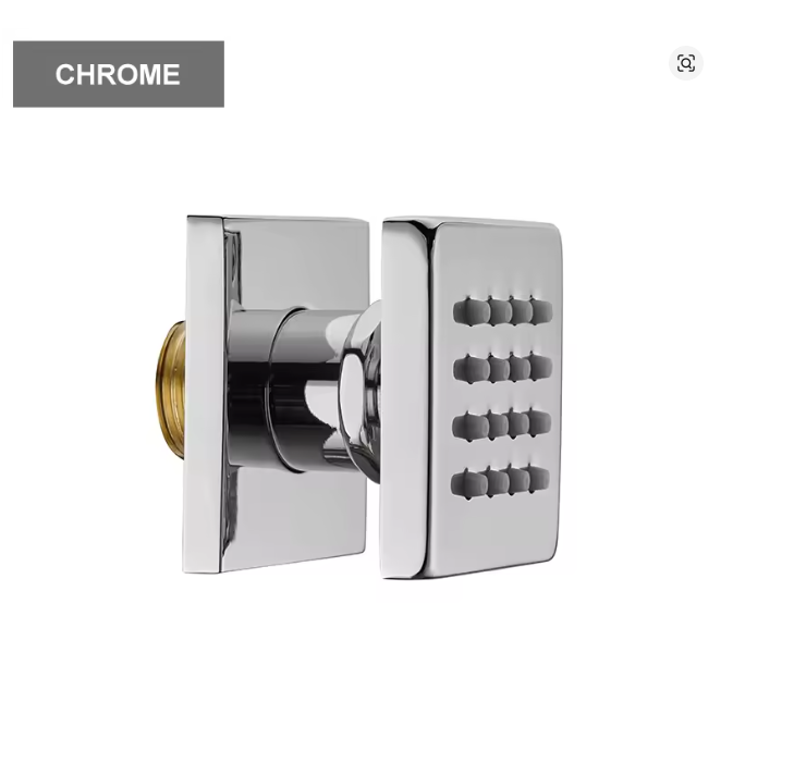 Brass single body jets massage sprayer – charleskitchenandbathroom