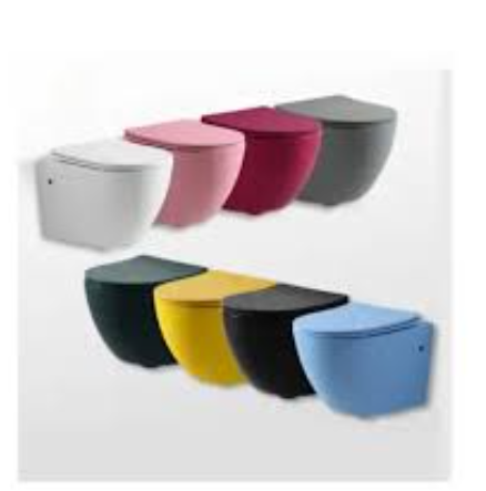 Color wall hung toilet bow, button and cistern toilet tank set ...